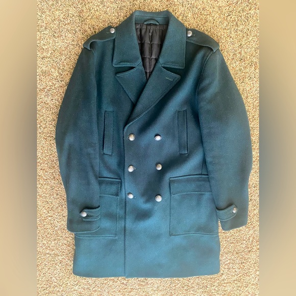 ASOS | Jackets & Coats | Mens Asos Dress Winter Coat Emerald Green 2xl ...
